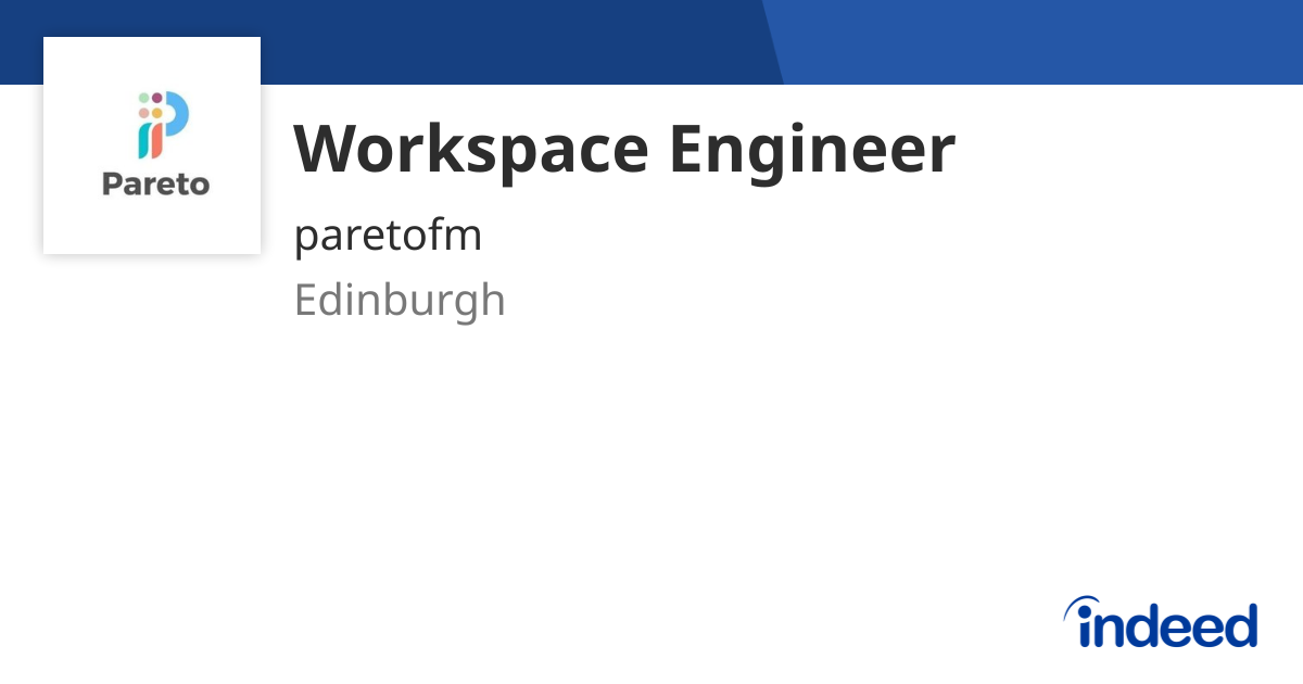 Workspace Engineer - Edinburgh EH1 3BG - Indeed.com