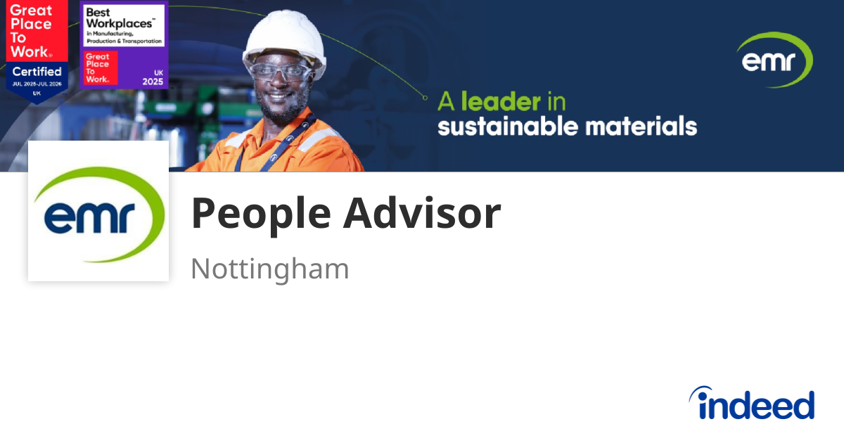 People Advisor - Nottingham - Indeed.com
