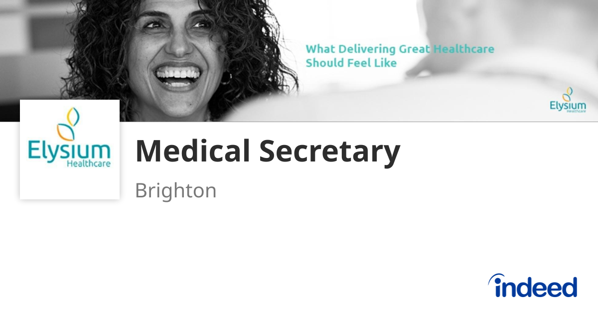 Medical Secretary - Brighton - Indeed.com
