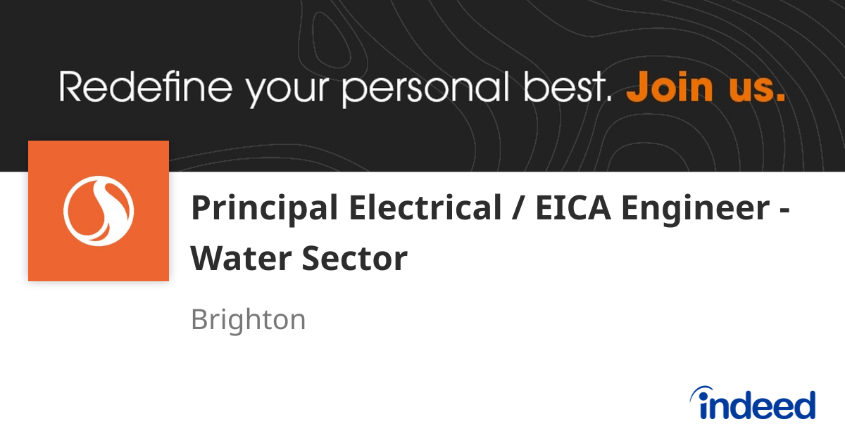 Principal Electrical / EICA Engineer - Water Sector - Brighton - Indeed.com