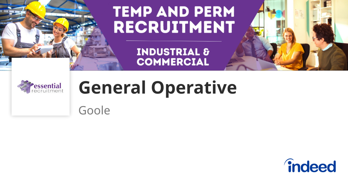 General Operative - Goole DN14 - Indeed.com