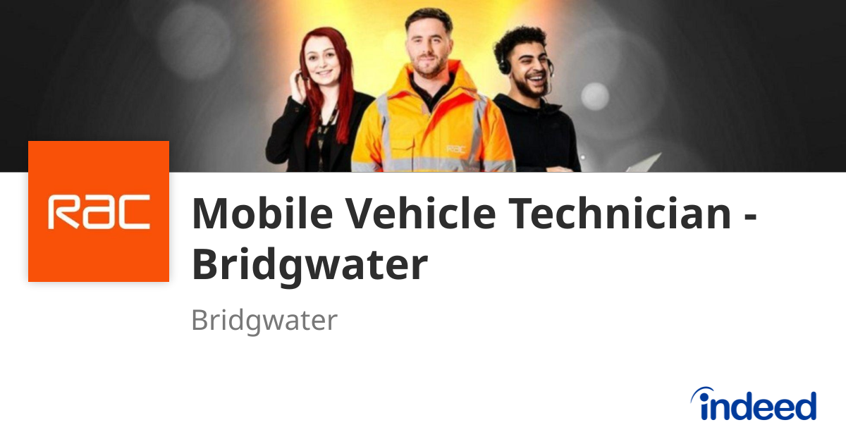Mobile Vehicle Technician - Bridgwater - Bridgwater TA6 3BH - Indeed.com