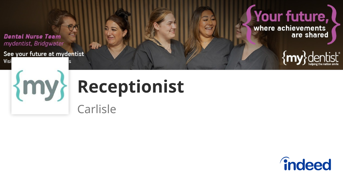 Receptionist - Carlisle CA1 1EX - Indeed.com