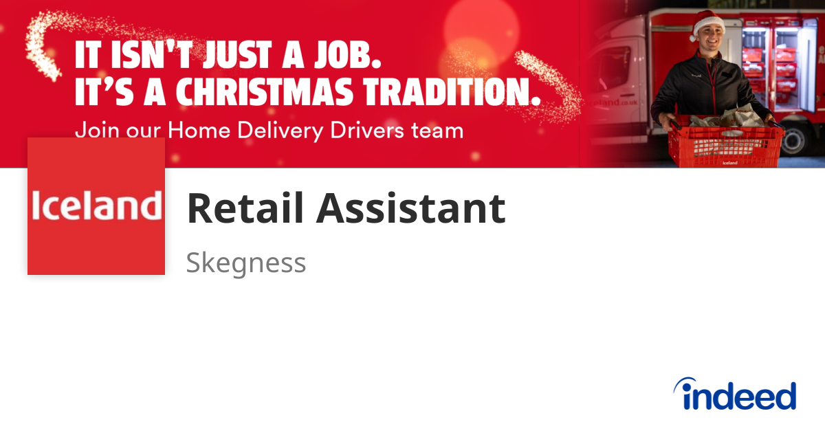 Retail Assistant - Skegness PE25 3QS - Indeed.com