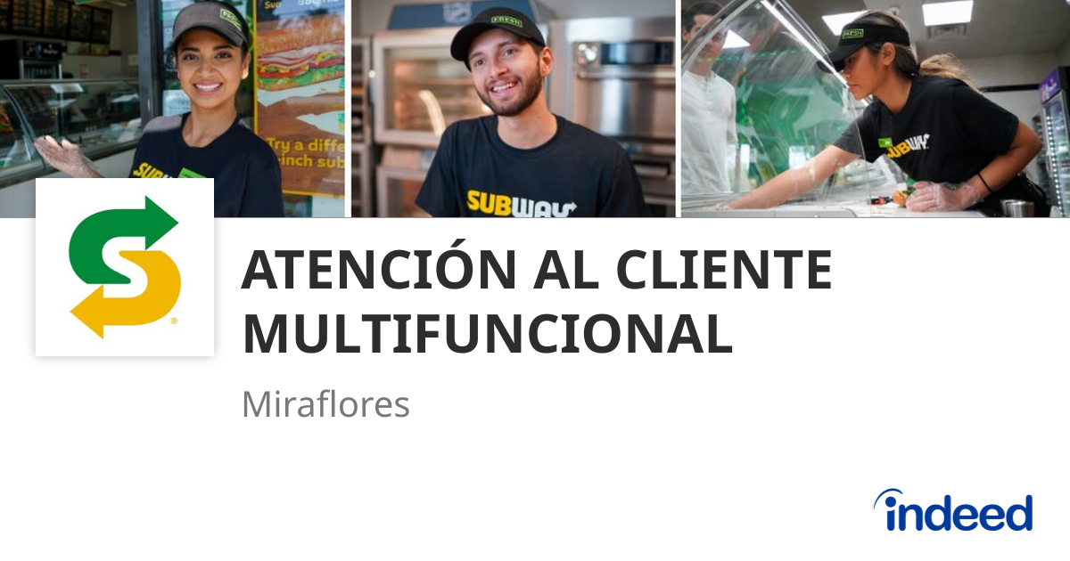 ATENCIÓN AL CLIENTE MULTIFUNCIONAL MIRAFLORES - Miraflores 15048 ...