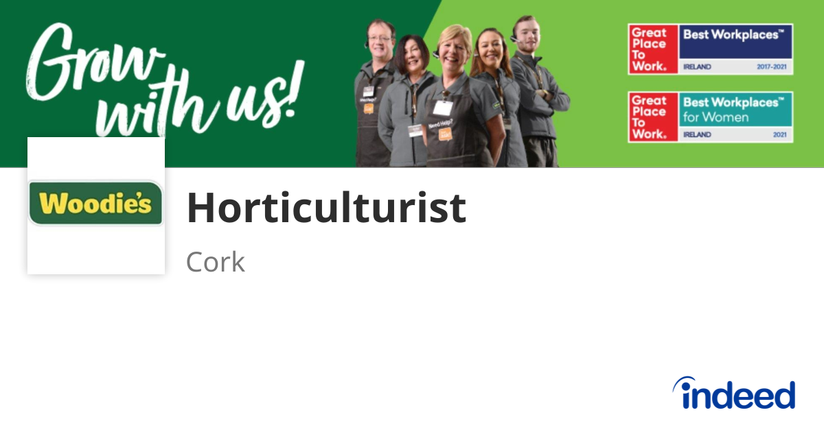 Horticulturist - Cork, County Cork - Indeed.com