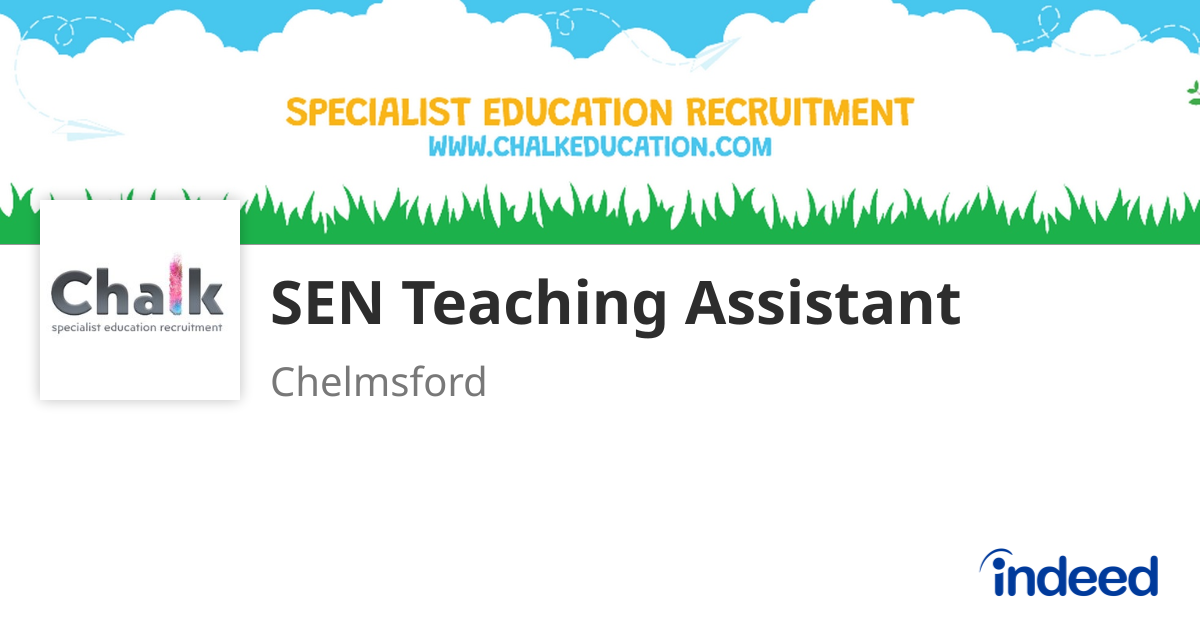SEN Teaching Assistant - Chelmsford - Indeed.com
