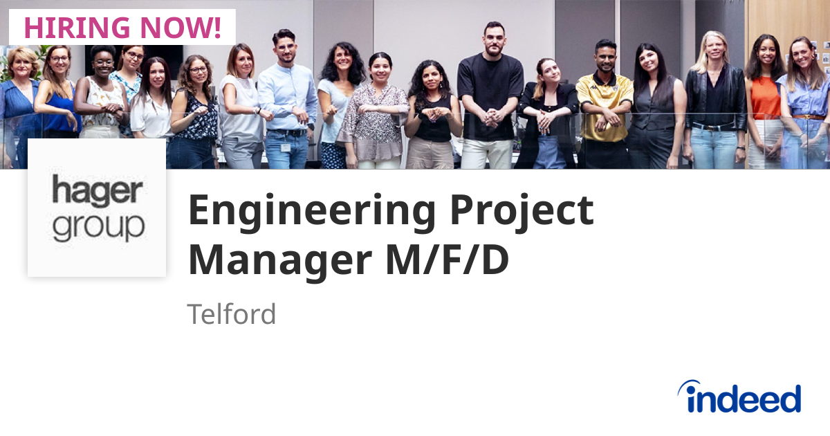 Engineering Project Manager M/F/D - Telford - Indeed.com