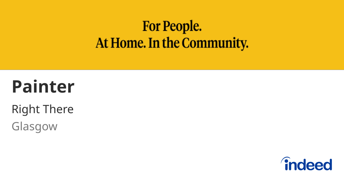 Painter - Glasgow G21 2QA - Indeed.com