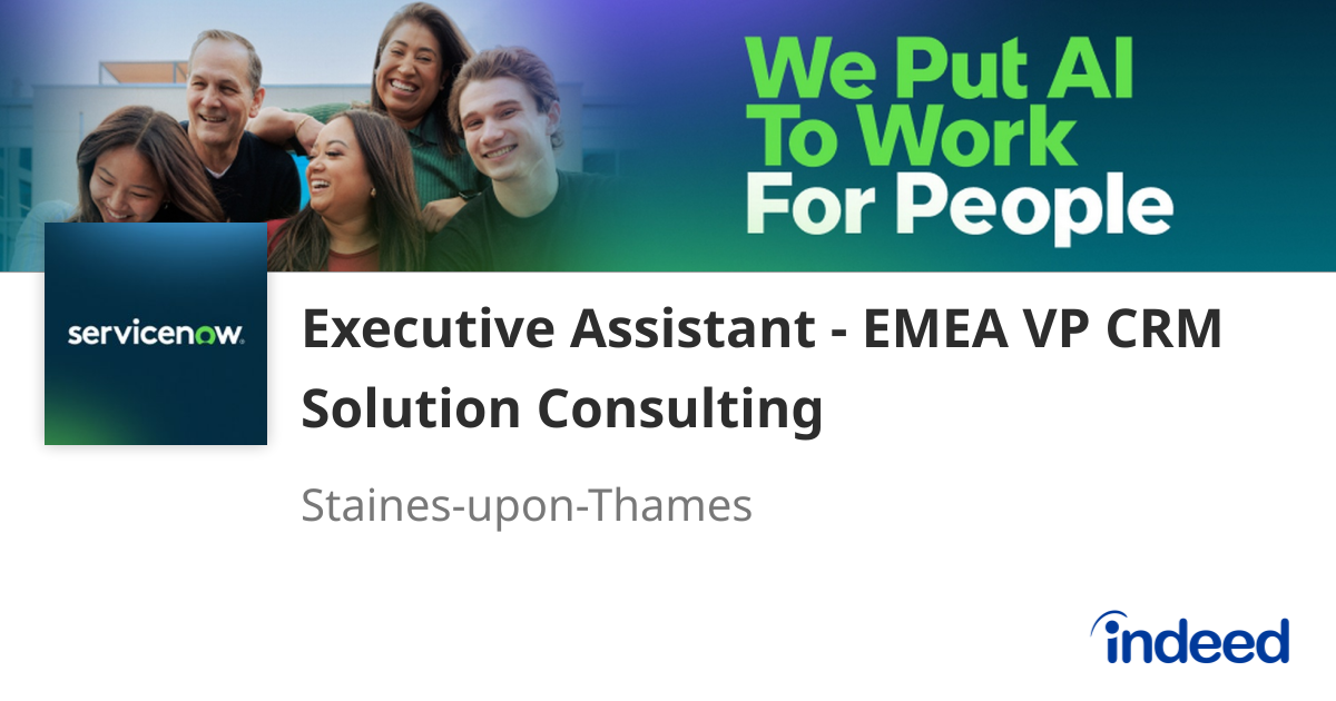 Executive Assistant - EMEA VP CRM Solution Consulting - Staines-upon ...