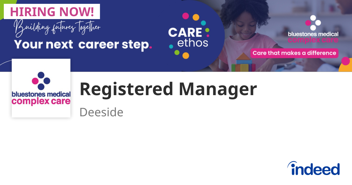 Registered Manager - Deeside - Indeed.com