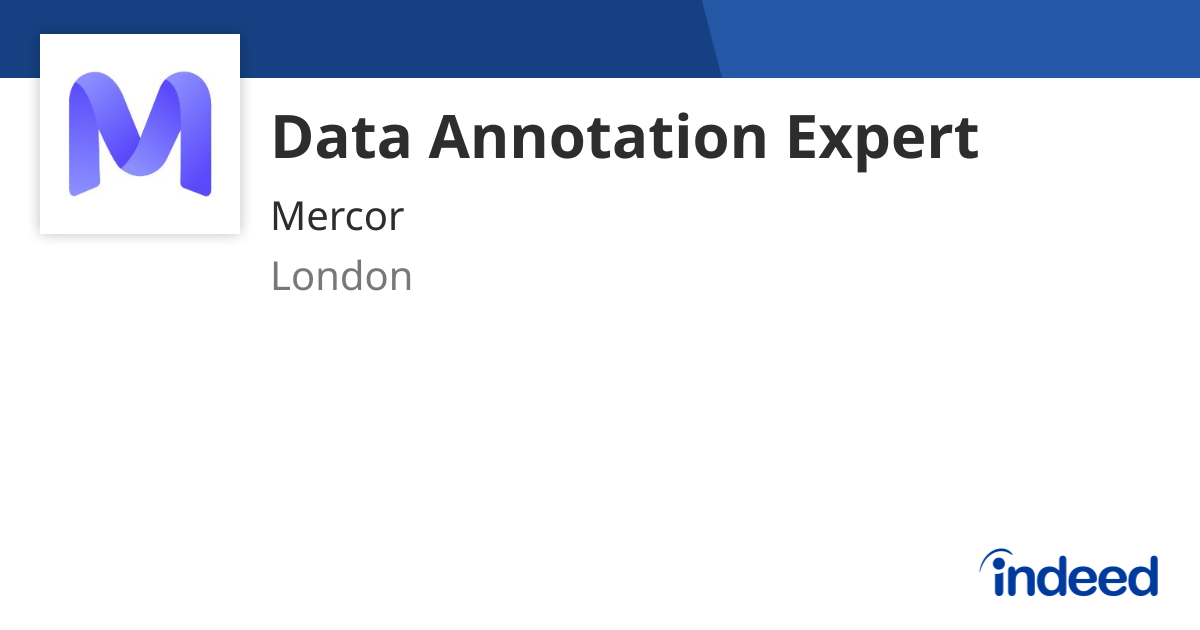 Data Annotation Expert - London - Indeed.com