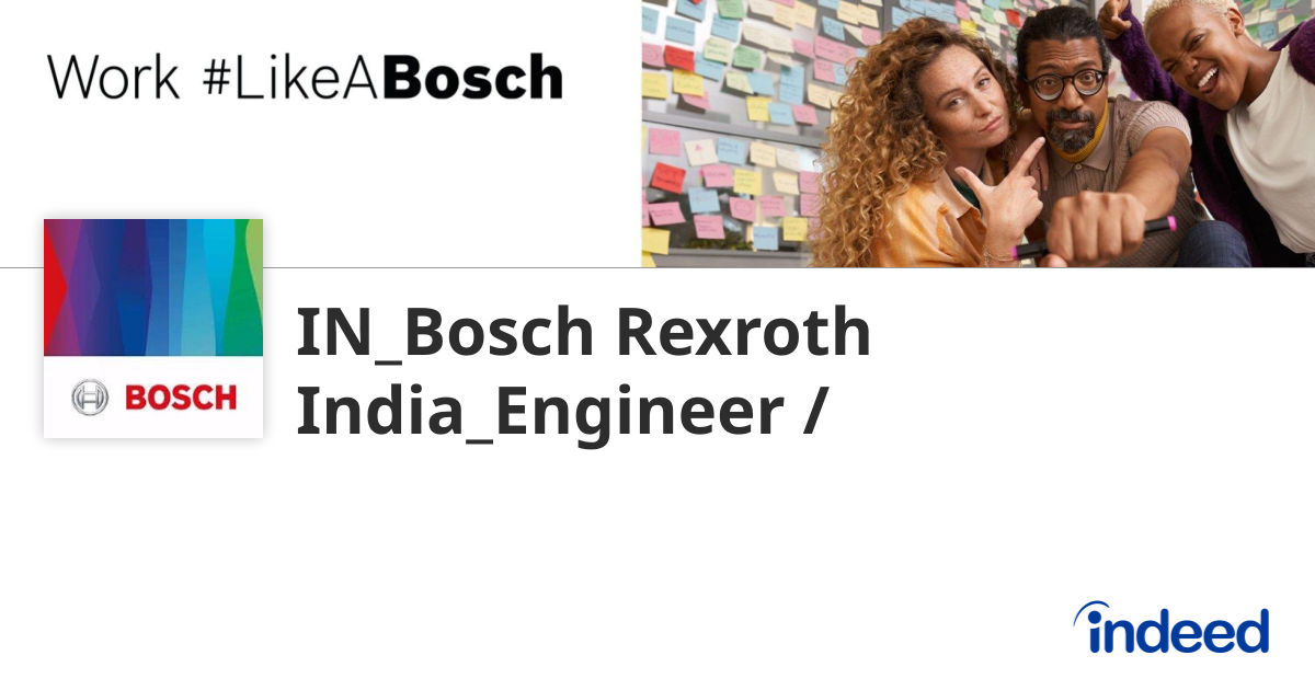 IN_Bosch Rexroth India_Engineer / Executive_Design - Unknown, Unknown ...