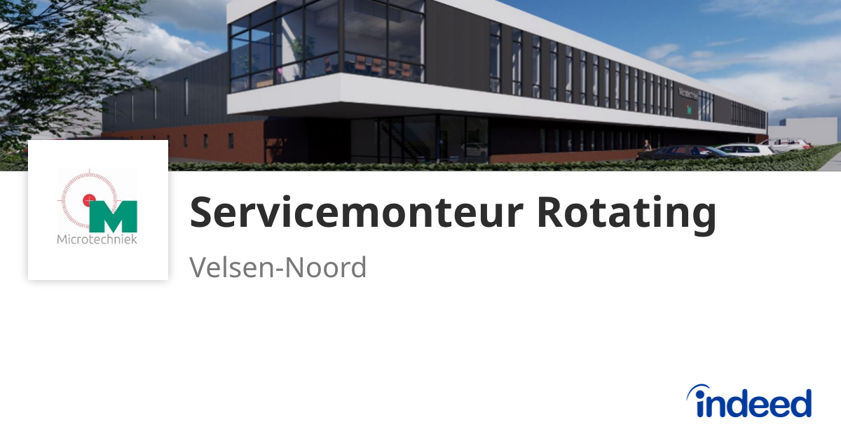 Servicemonteur Rotating - Velsen-Noord - Indeed.com