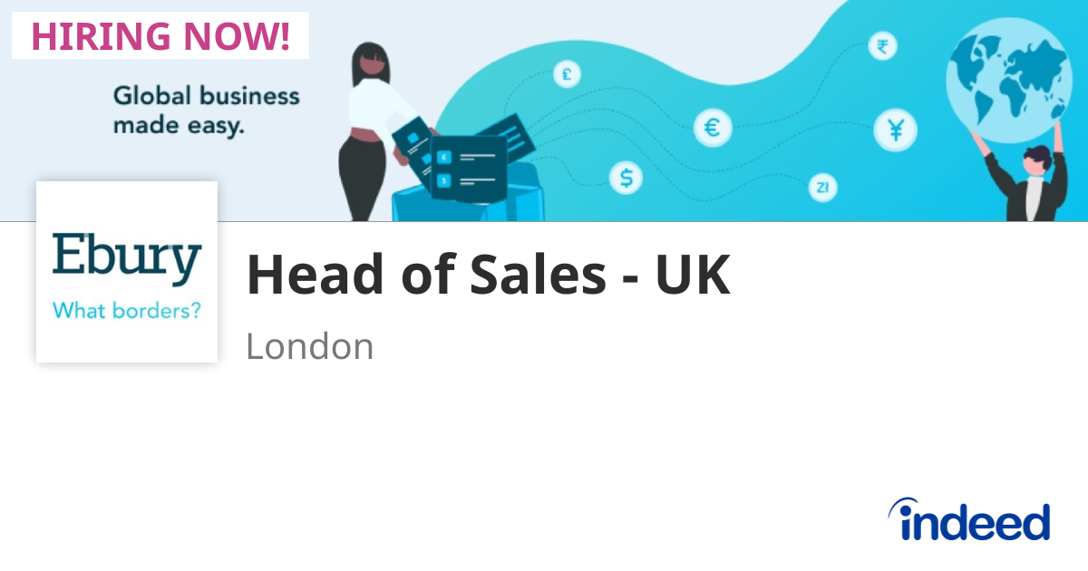 Head of Sales - UK - London - Indeed.com