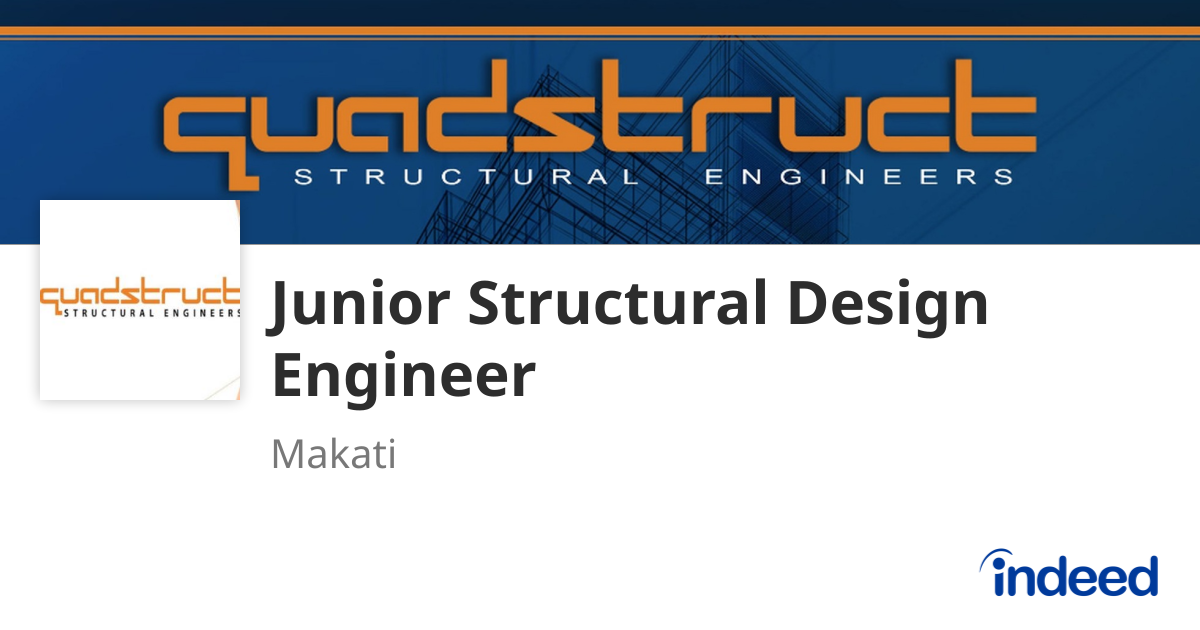 Junior Structural Design Engineer - Makati - Indeed.com