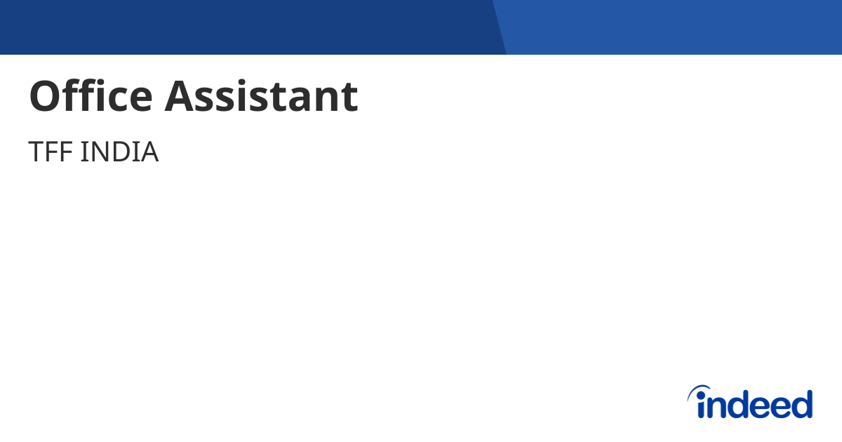 Office Assistant - Mahim, Mumbai, Maharashtra - Indeed.com