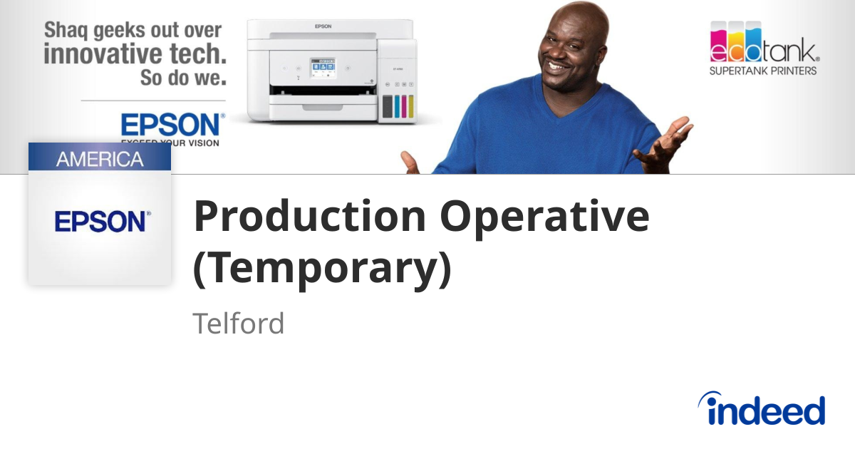 Production Operative (Temporary) - Telford TF1 - Indeed.com