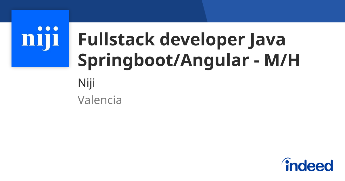Fullstack developer Nodejs/Angular M/H - 28003 Madrid, Madrid provincia ...