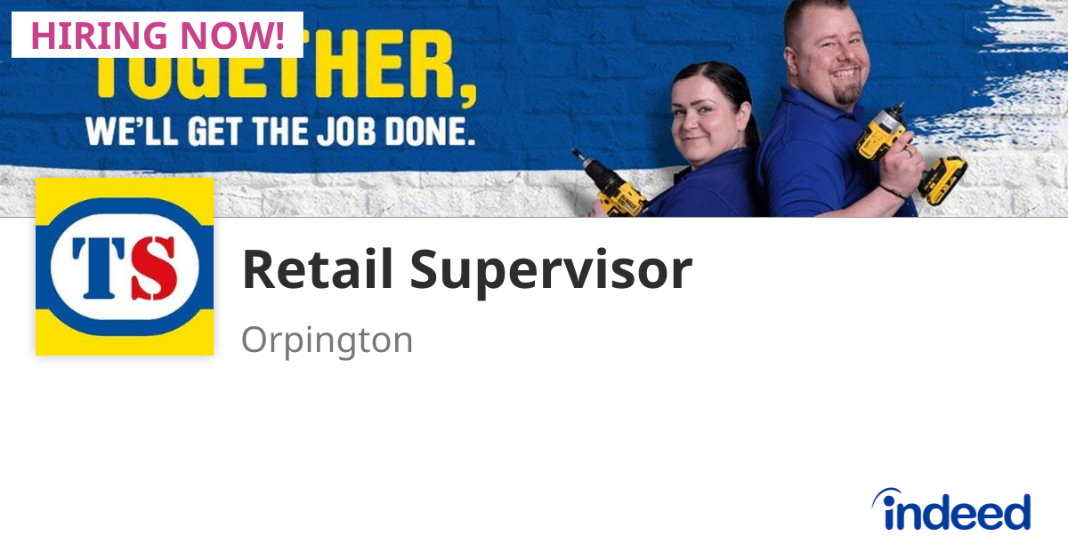 Retail Supervisor - Orpington BR5 3RJ - Indeed.com
