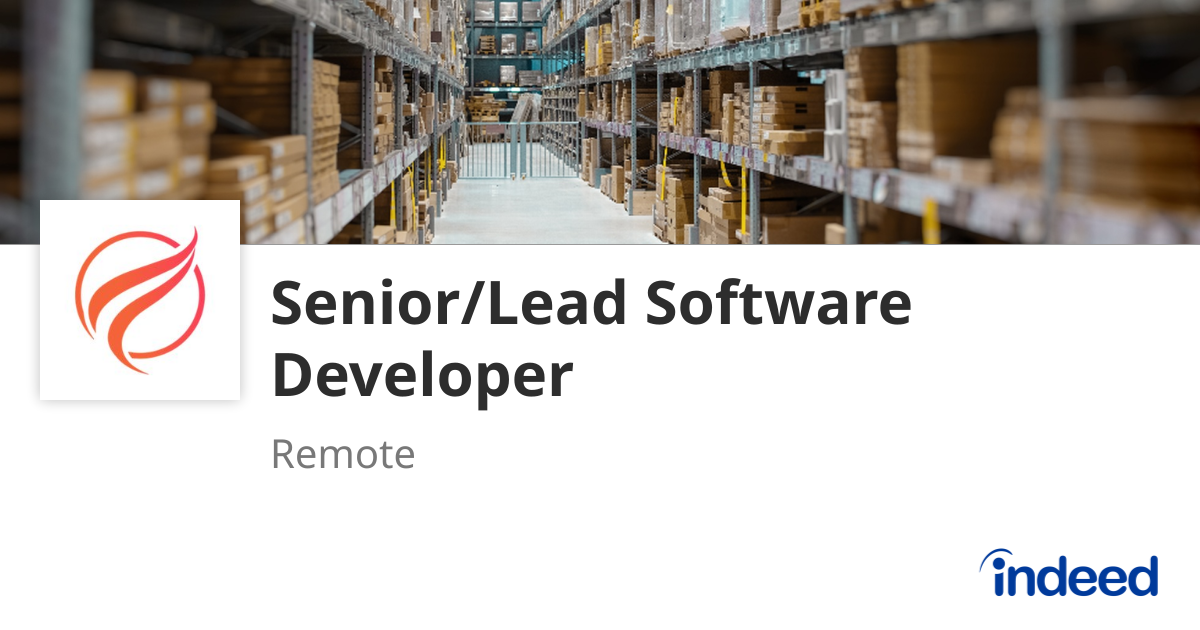 Senior/Lead Software Developer - Remote - Indeed.com