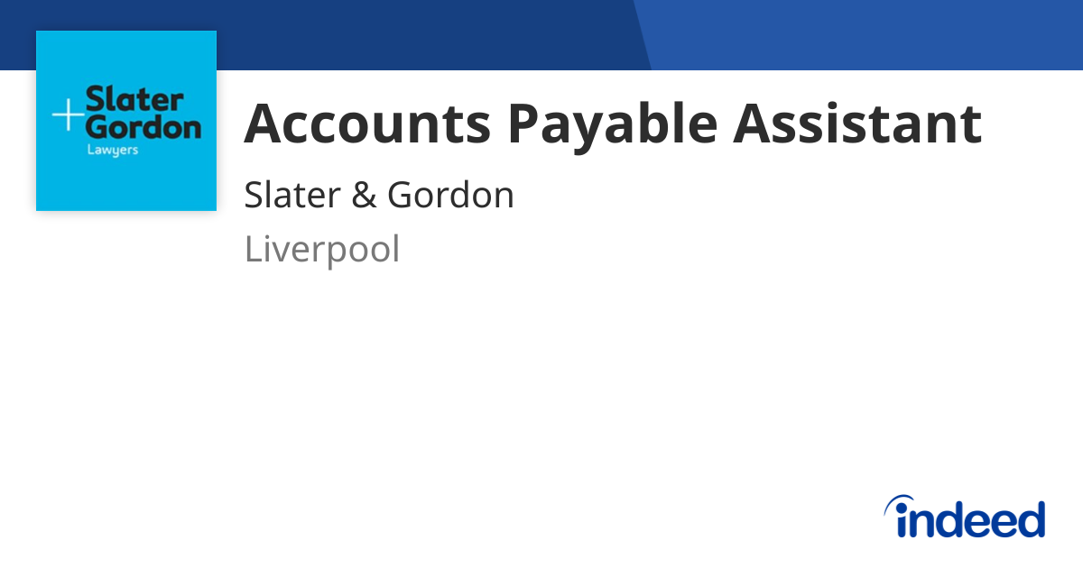 Accounts Payable Assistant - Liverpool L3 - Indeed.com