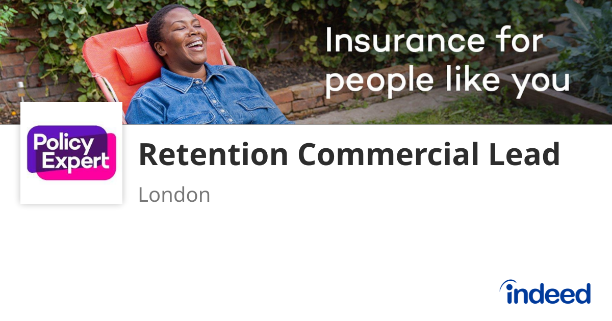 Retention Commercial Lead - London - Indeed.com