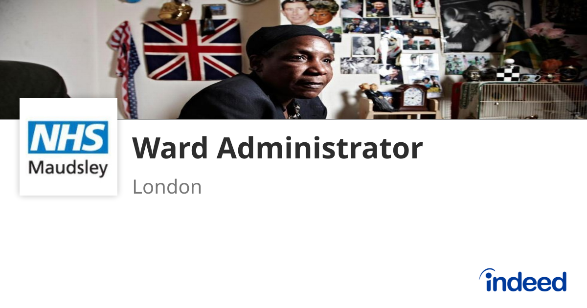 Ward Administrator - London SE5 8AZ - Indeed.com