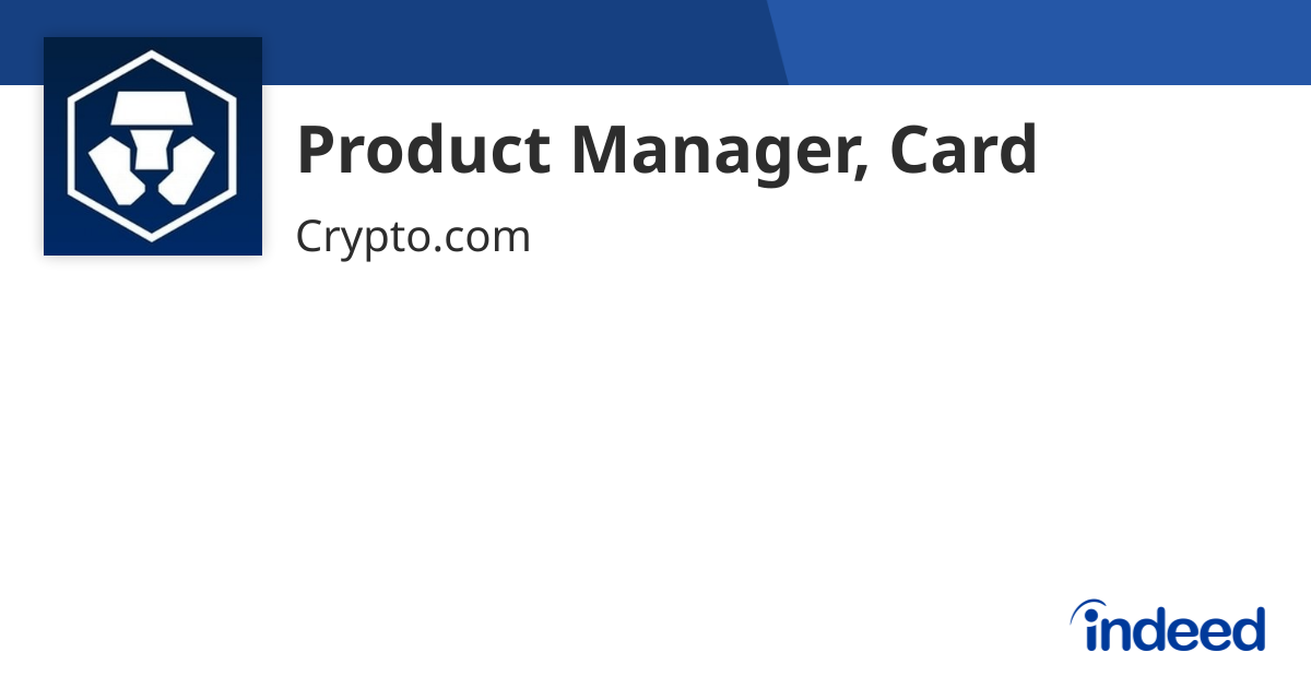Product Manager, Card - Hong Kong - Indeed.com
