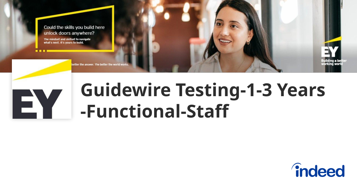 Guidewire Testing-1-3 Years -Functional-Staff - Bengaluru, Karnataka ...