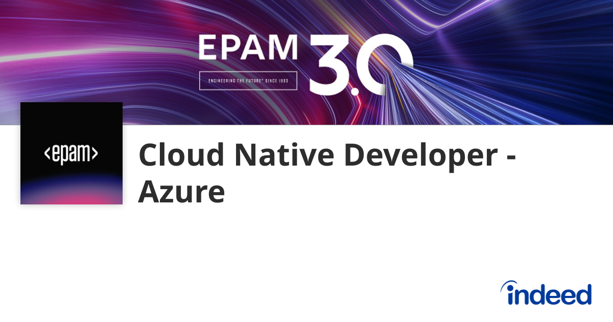 Cloud Native Developer - Azure - Hyderabad, Telangana - Indeed.com