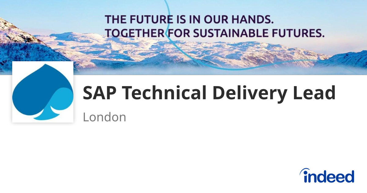 SAP Technical Delivery Lead - London - Indeed.com