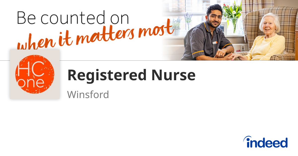 Registered Nurse - Winsford CW7 1HJ - Indeed.com