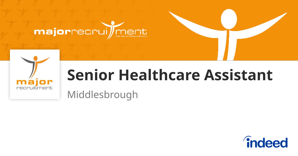 Senior Healthcare Assistant - Middlesbrough - Indeed.com