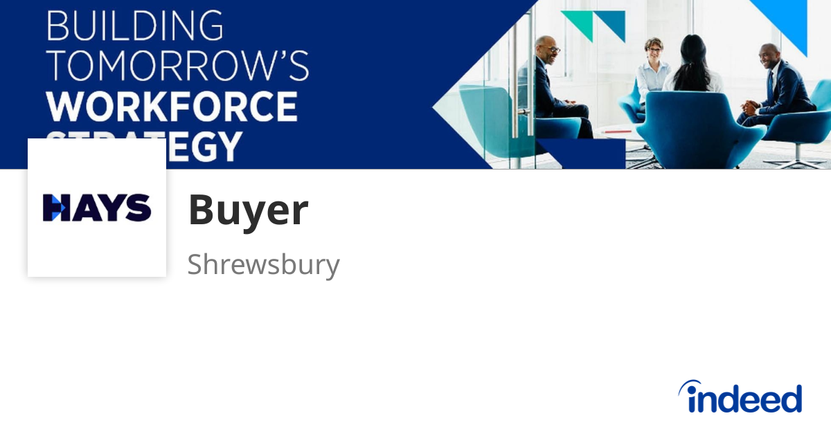 Buyer - Shrewsbury SY1 1AD - Indeed.com
