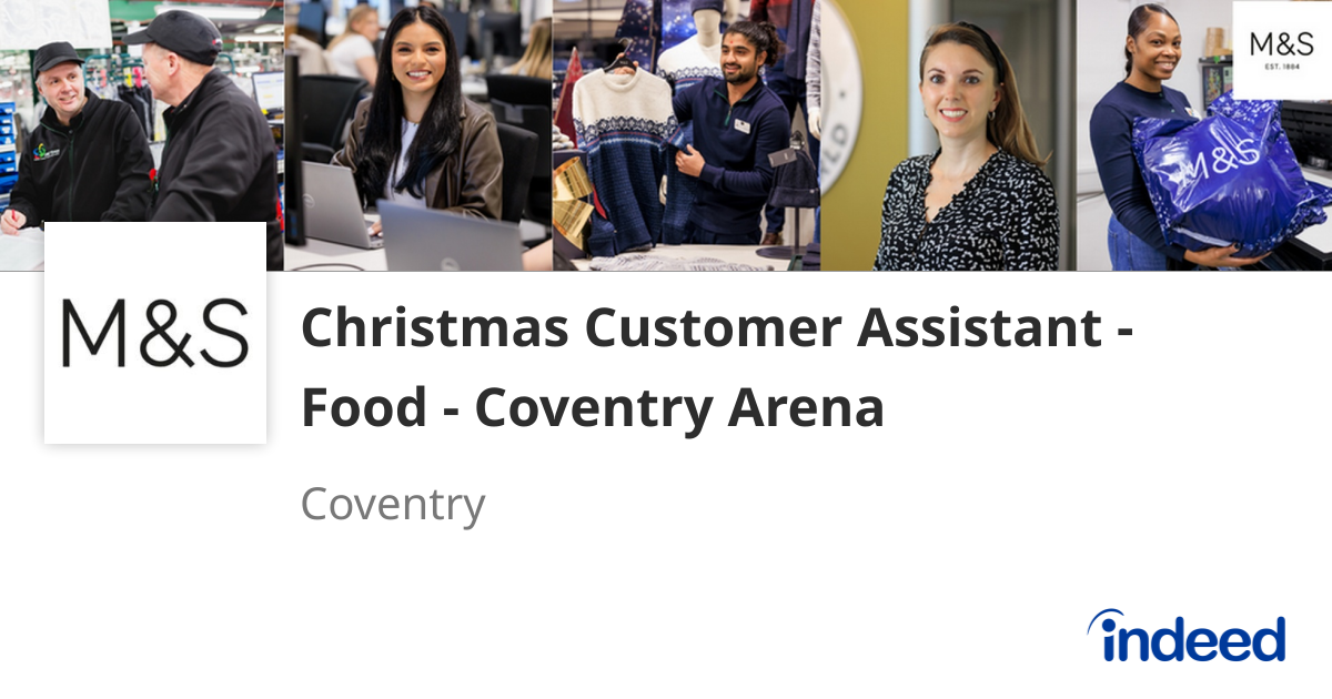 Christmas Customer Assistant - Coventry CV6 6AS - Indeed.com