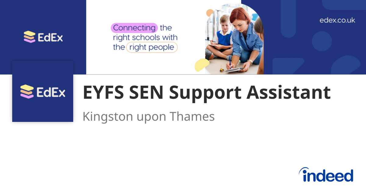 EYFS SEN Support Assistant - Kingston upon Thames - Indeed.com