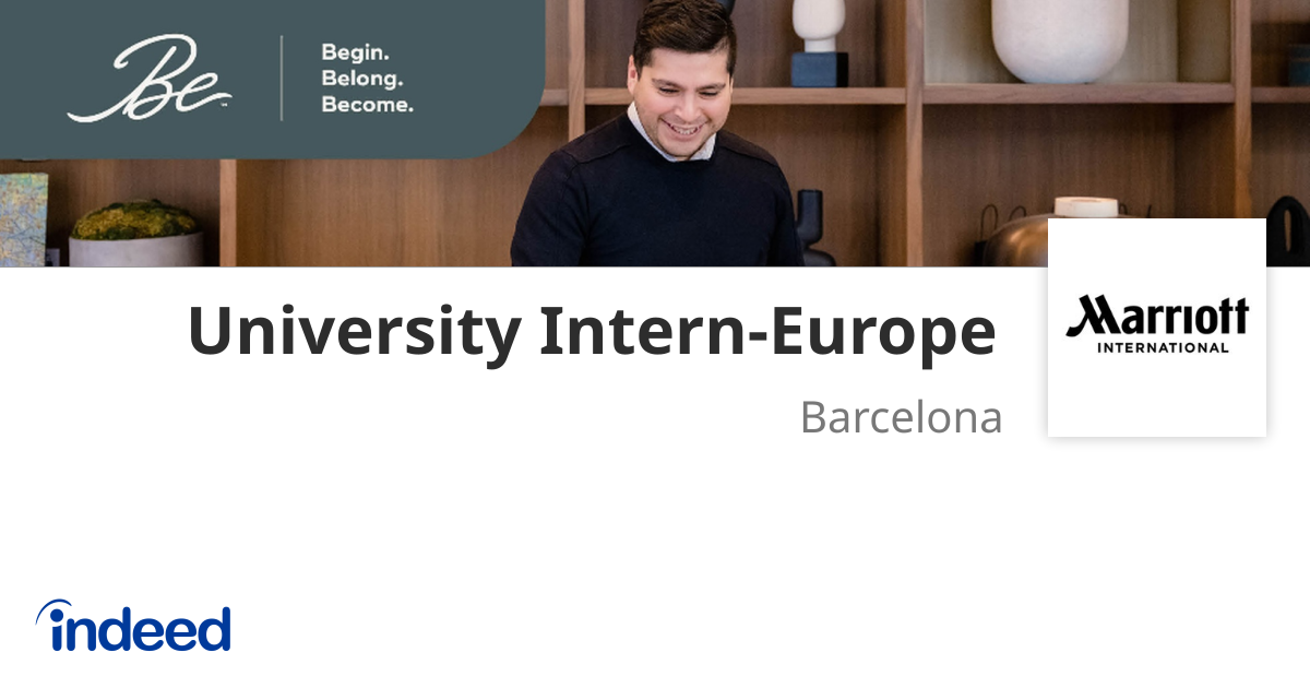 University Intern-Europe - 08198 Barcelona, Barcelona provincia ...