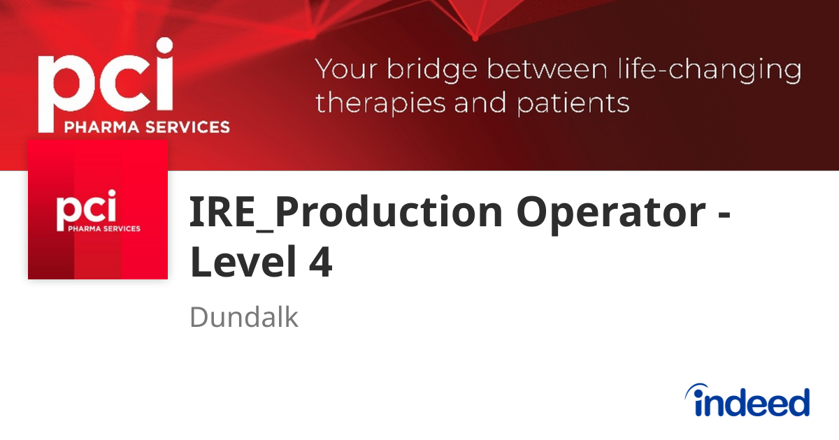 IRE_Production Operator - Level 4 - Dundalk, County Louth - Indeed.com