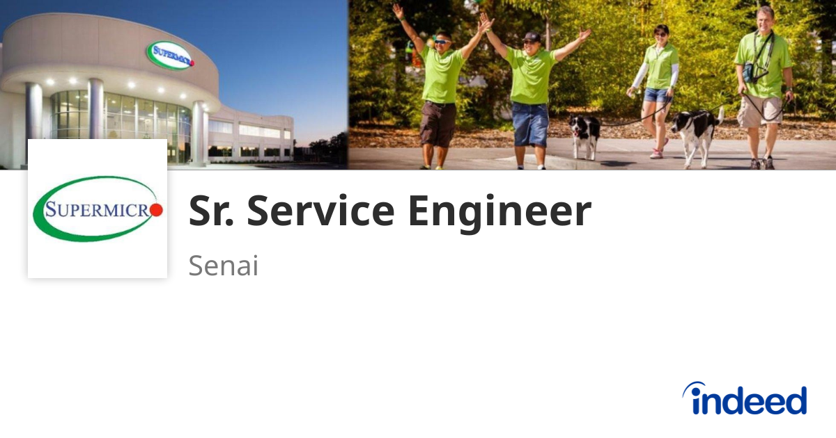 Sr. Service Engineer - Senai - Indeed.com