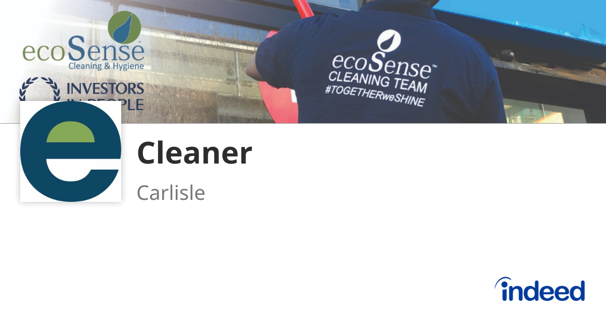 Cleaner - Carlisle CA1 2EA - Indeed.com