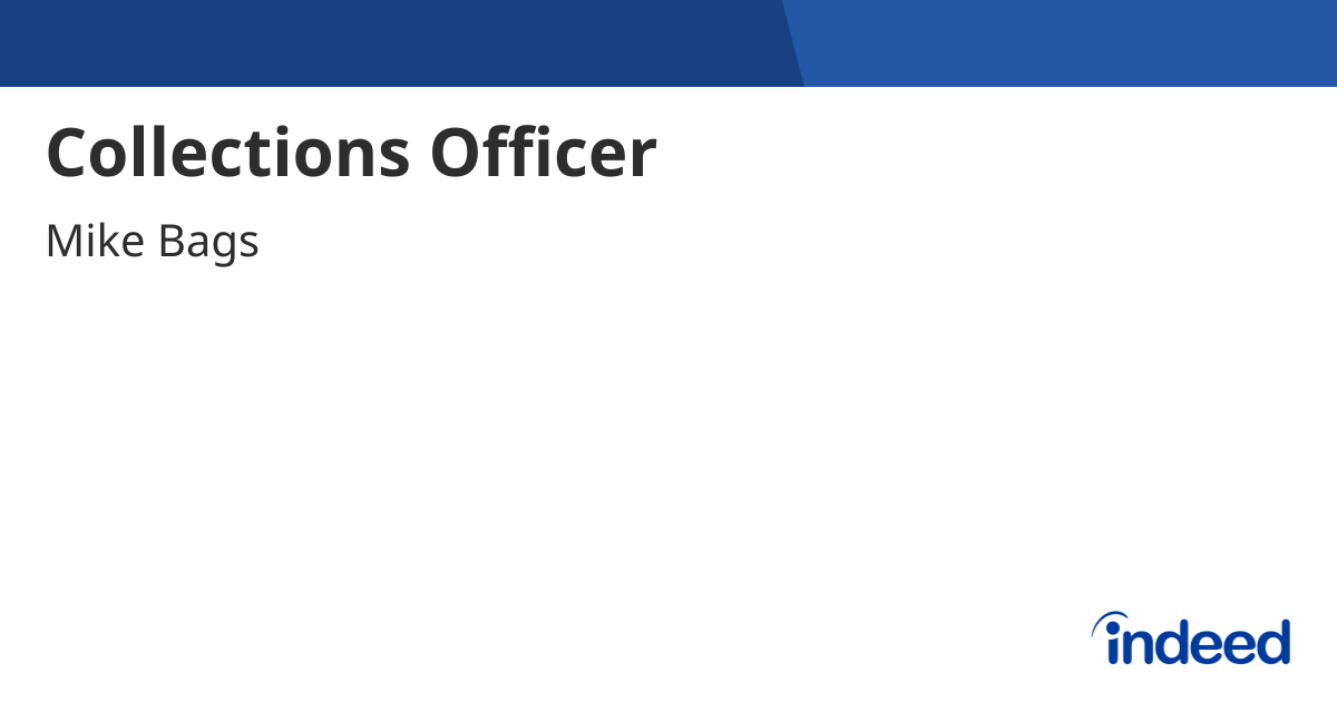 Collections Officer - Moula-Ali, Hyderabad, Telangana - Indeed.com