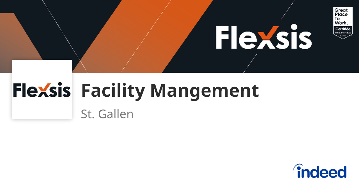 Facility Mangement - 9000 St. Gallen, SG - Indeed.com