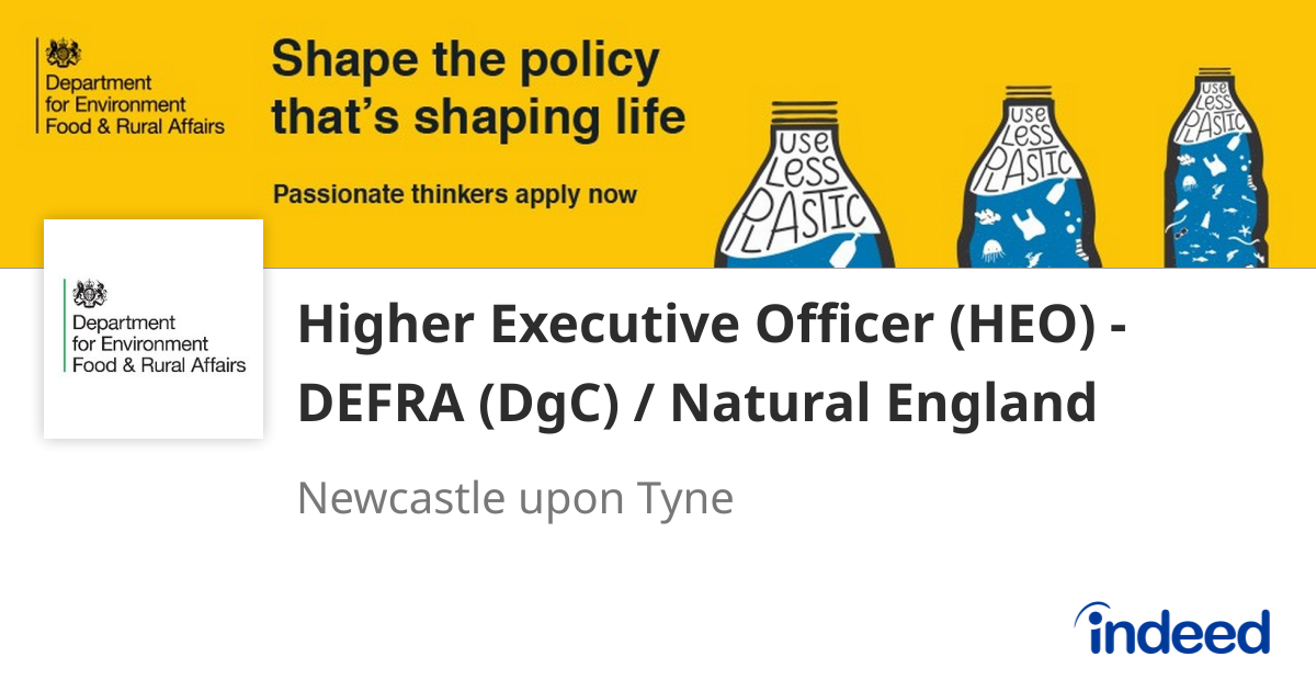 Higher Executive Officer (HEO) - DEFRA (DgC) / Natural England ...