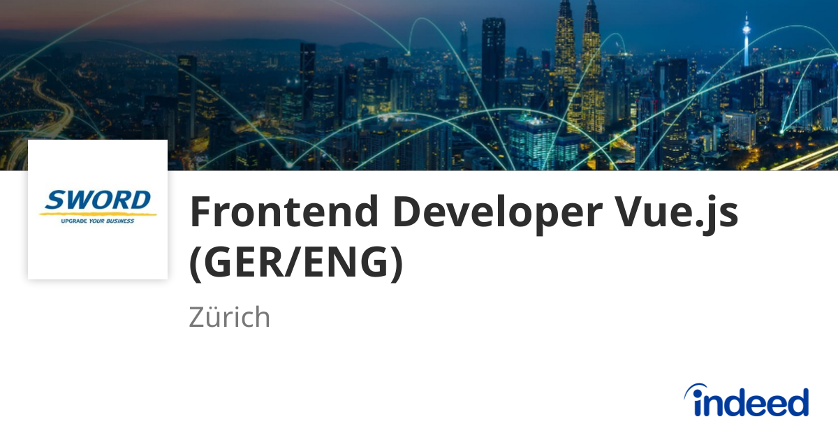 Frontend Developer Vue.js - Zürich, ZH - Indeed.com