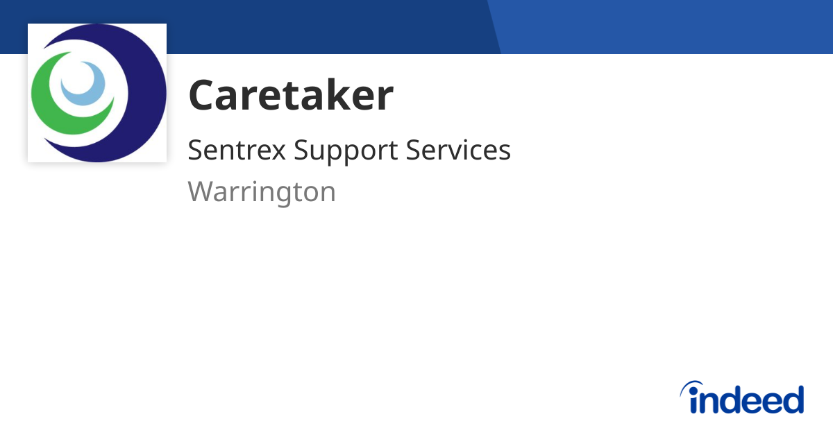 Caretaker - Warrington WA3 - Indeed.com