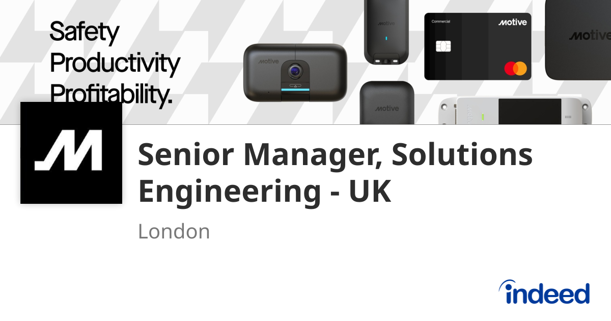 Senior Manager, Solutions Engineering - UK - London - Indeed.com