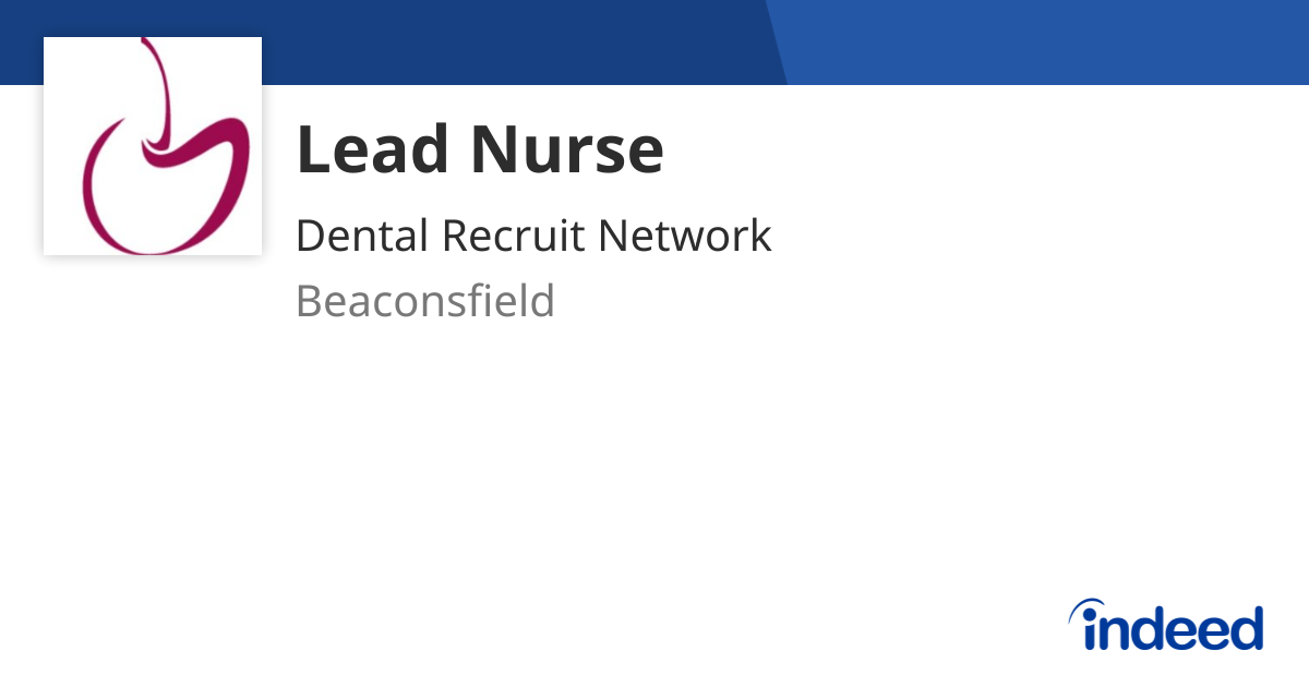 Lead Nurse - Beaconsfield HP9 - Indeed.com