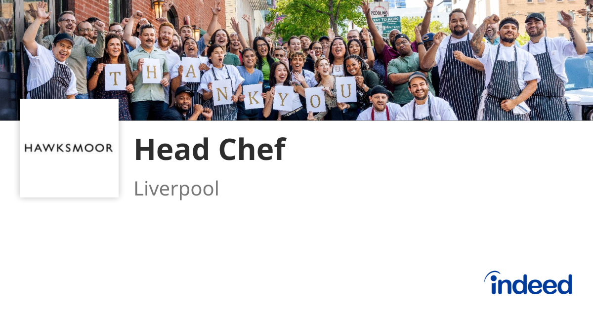Head Chef - Liverpool - Indeed.com