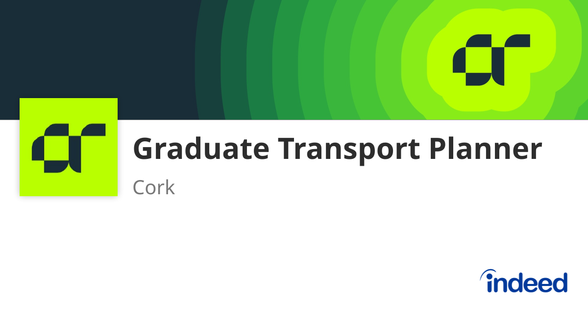 Graduate Transport Planner - Cork, County Cork - Indeed.com